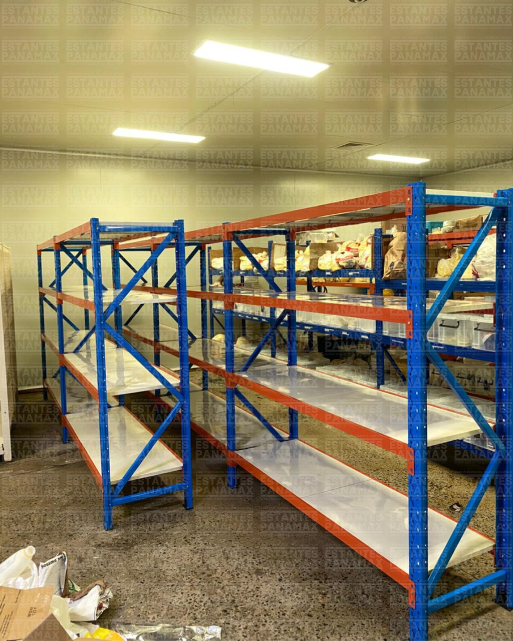 Rack para Bodega de Carga Mediana de 4 Niveles 350kg/Nivel 200x200x60c ...