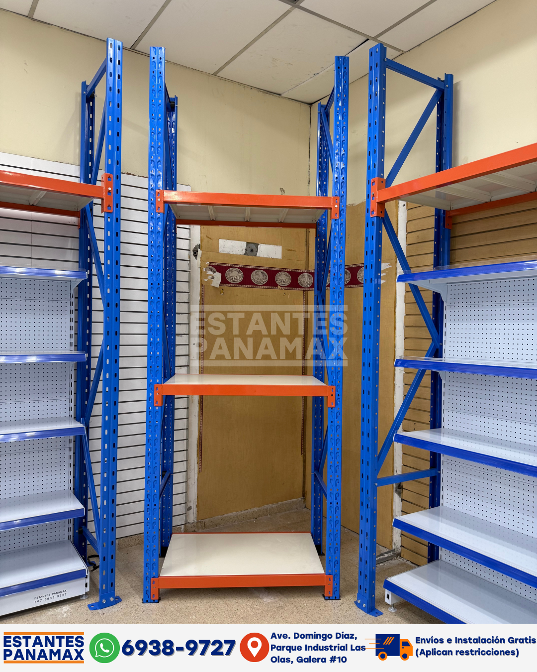 Rack para Bodega de Carga Mediana de 4 Niveles 350kg/Nivel 200x200x60c ...