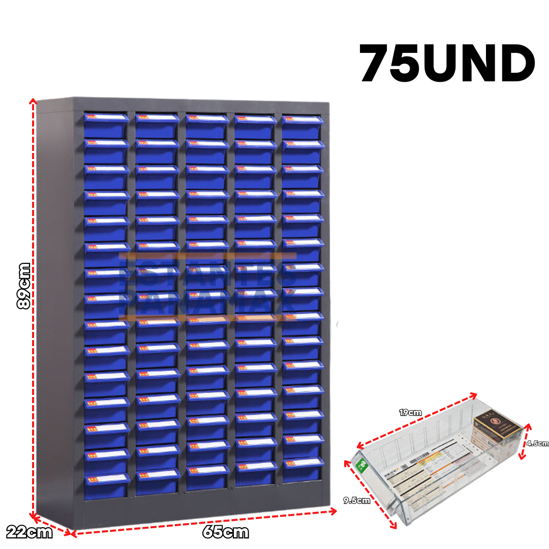 Organizadores o Bin Plásticos de Almacenamientos – Estantes Panamax