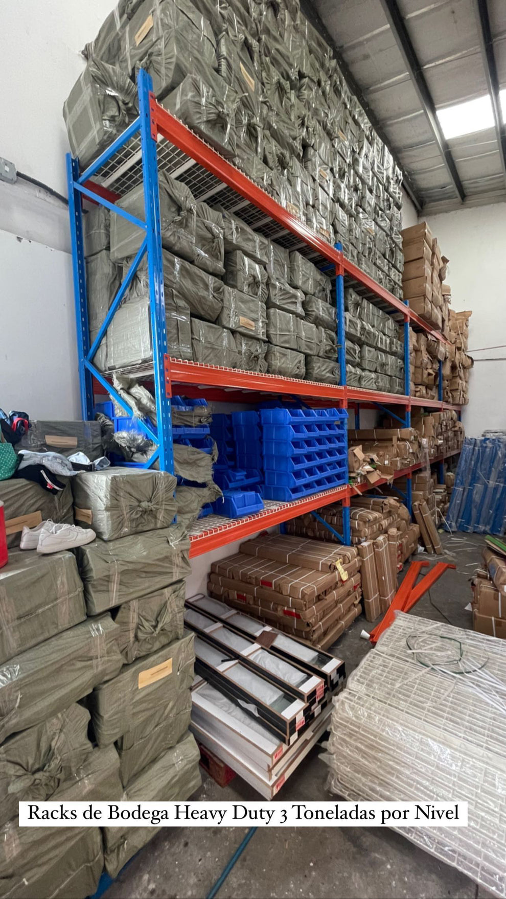 Rack de Bodega de Carga Pesada Soporta Hasta 3 Toneladas por Nivel con ...