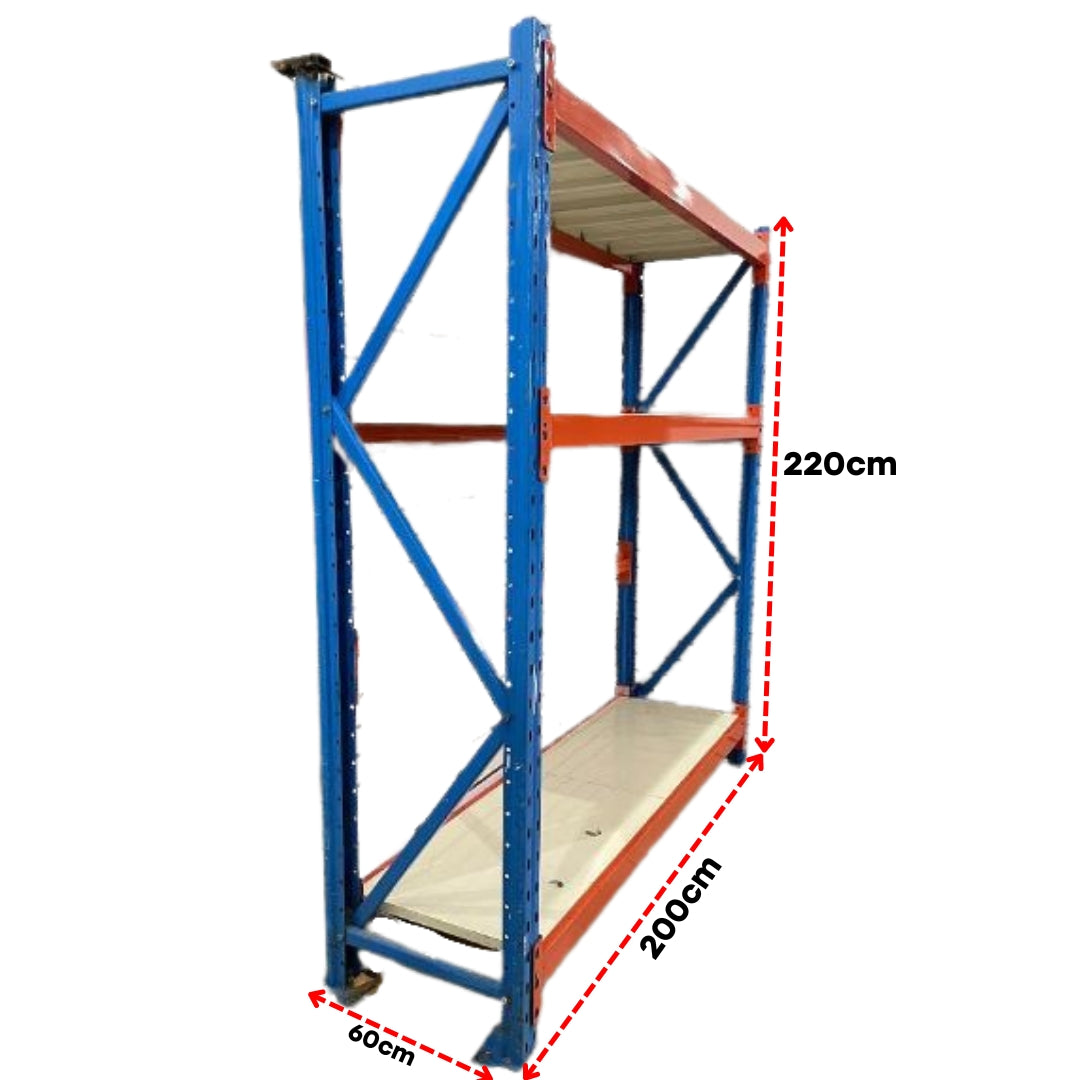 Rack de Bodega de Carga Pesada 3 Niveles Máx. Peso 1 Tonelada PMX-1127 ...