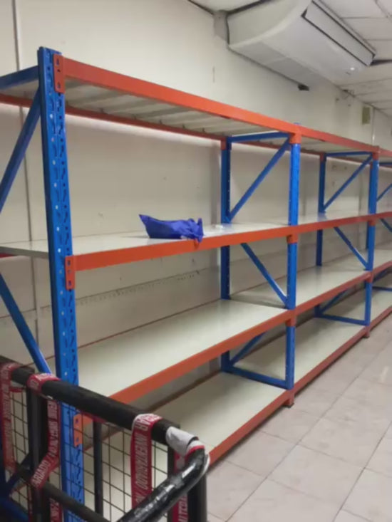 Rack para Bodega de Carga Mediana 350kg x Nivel de 4 Niveles 200*200*6 ...